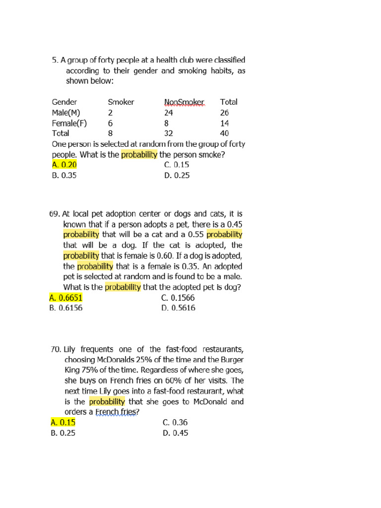 PROBS_LOOKSFAM | PDF