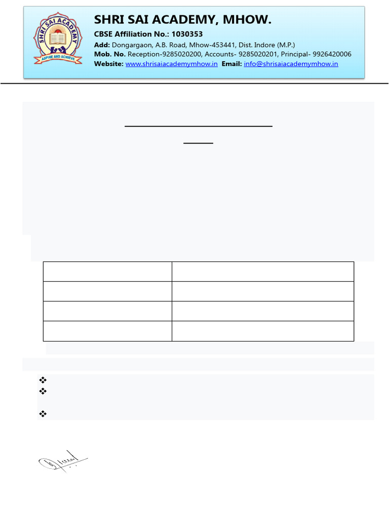 PTM 4 Notice For Parents 2024-1 | PDF