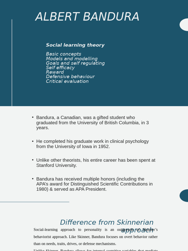 Social Learning | PDF | Behaviorism | Reinforcement
