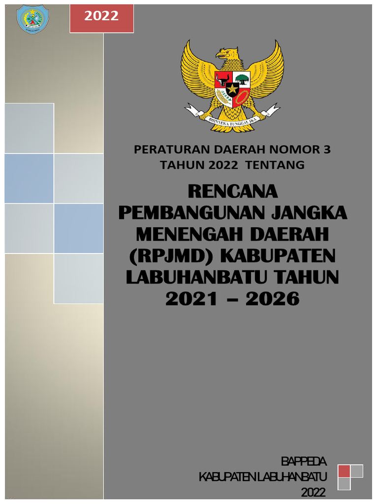 RPJMD Kab. Labahunbatu 2021-2026 | PDF