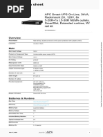 APC SRT5KXLI UPS Specifications | PDF | Electrical Engineering ...