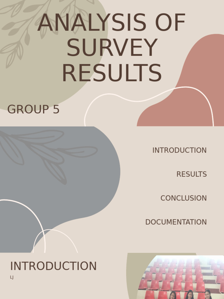 Analysis of Survey Results | PDF
