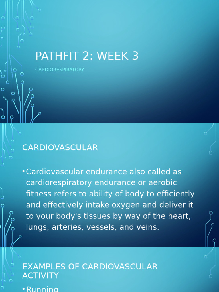 PATHFIT-2-WEEK-3 | PDF | Walking | Aerobic Exercise