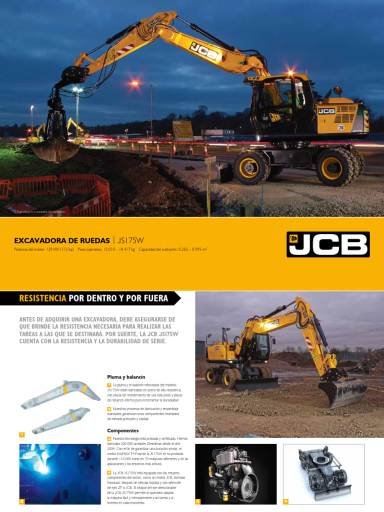 Manual JCB 175 | PDF | Eje | Filtración