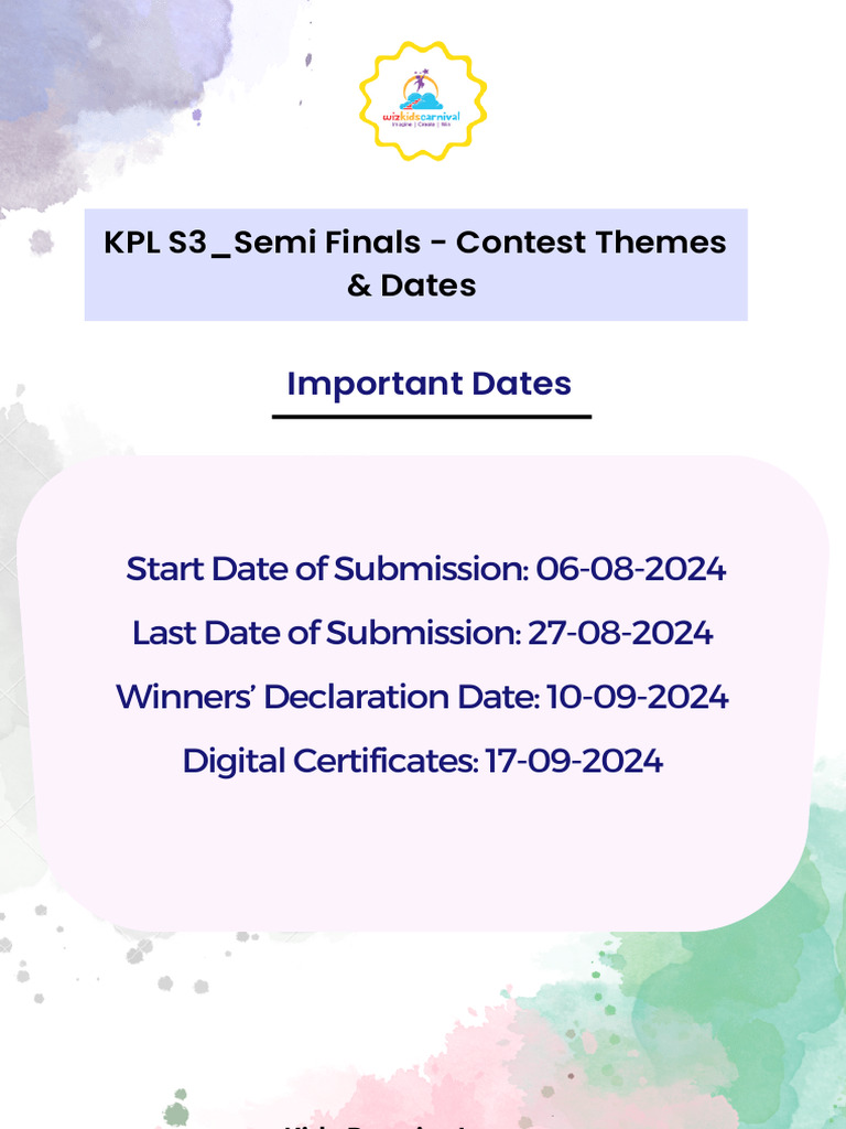 KPL S3 Semi Finals Flyers | PDF