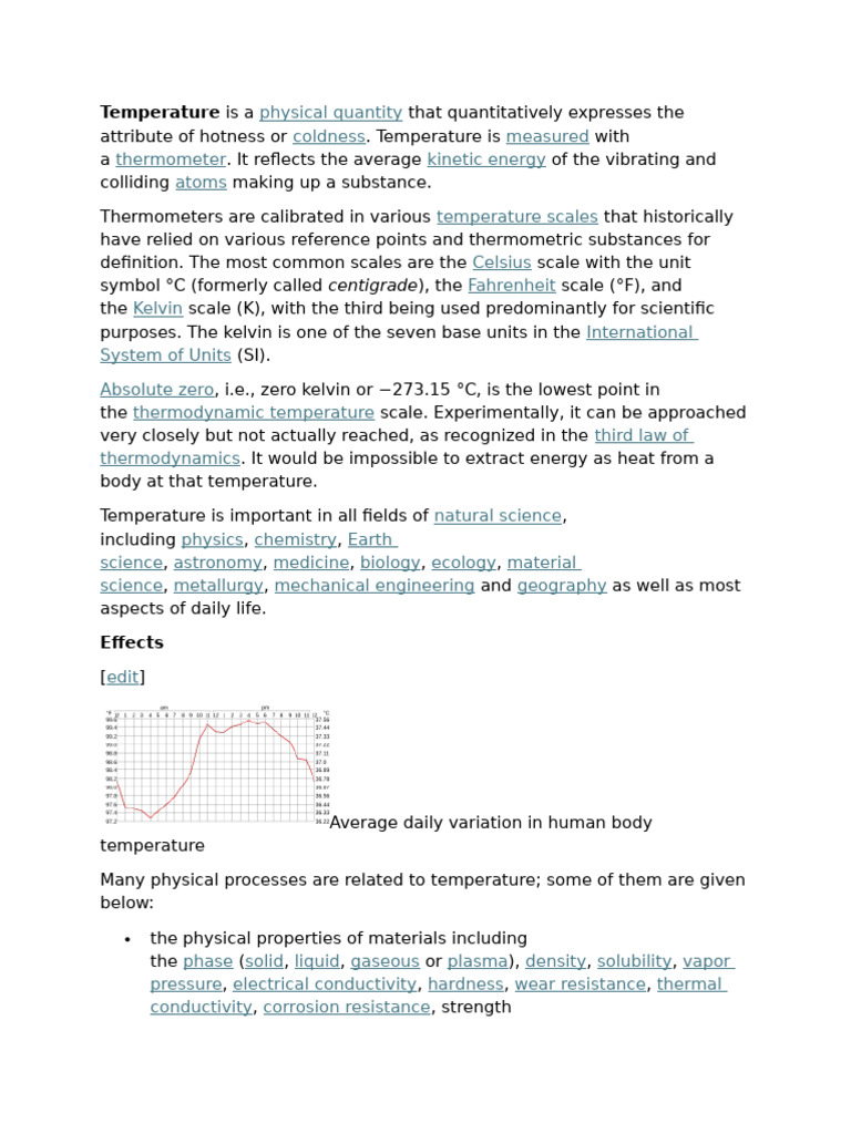 note 2 | PDF | Temperature | Celsius
