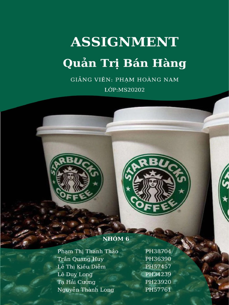 ASM quản trị bán hàng nhóm 6 | PDF