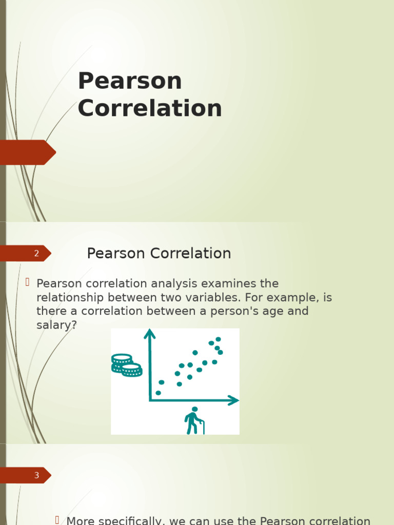 Understanding Pearson Correlation | PDF | Statistical Analysis ...