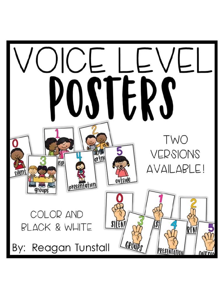Voice Level Expectations Poster PDF | PDF