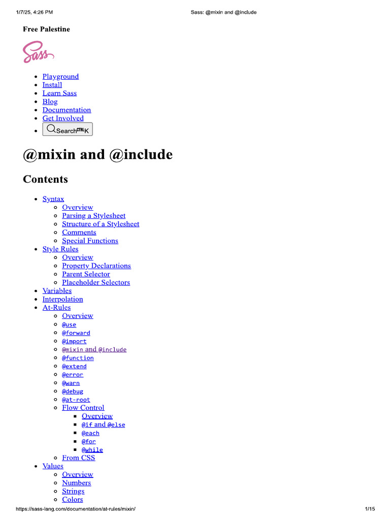 @mixins - SCSS | PDF @mixins - SCSS | PDF