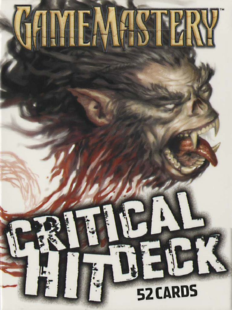 gamemastery critical hit deck | PDF