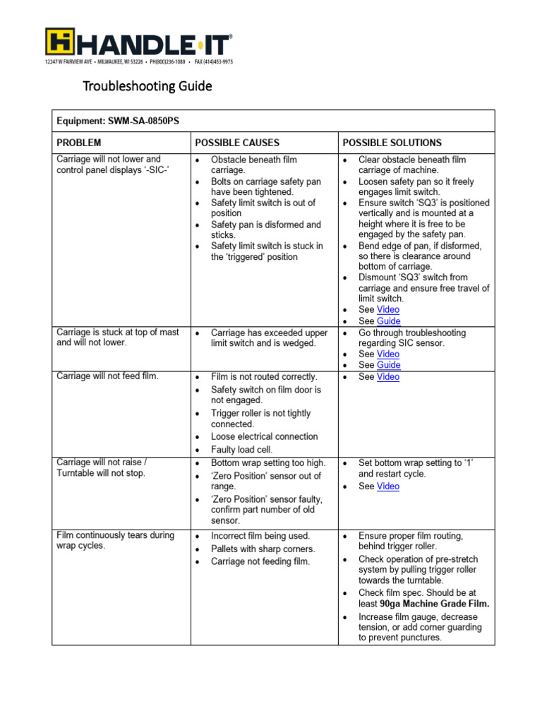850 Interactive Troubleshooting Guide | PDF | Electrical Engineering | Equipment