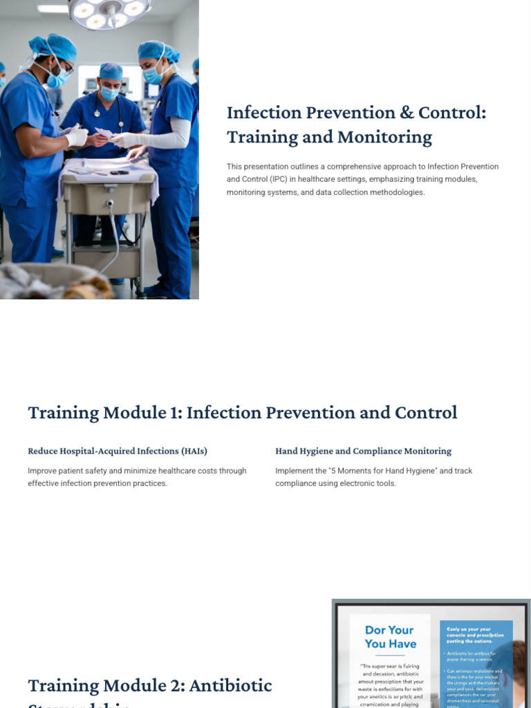 Infection Prevention and Control Training and Monitoring | PDF