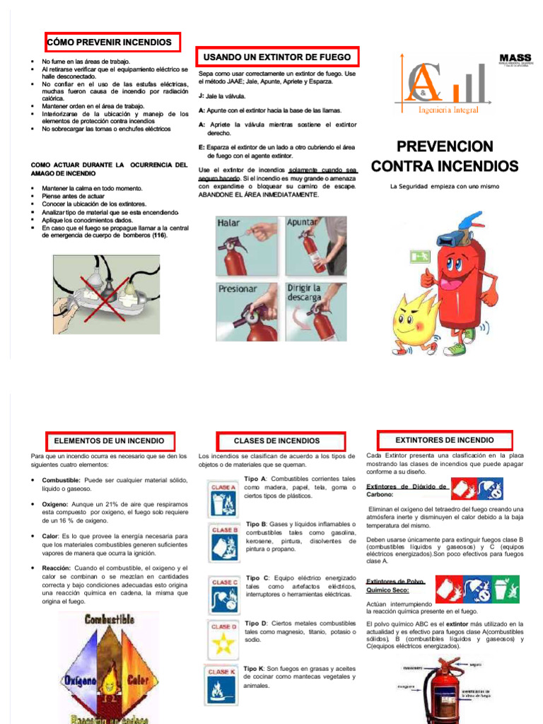 pdf-prevencion-contra-incendios-triptico_compress | PDF | Oxígeno | Combustibles