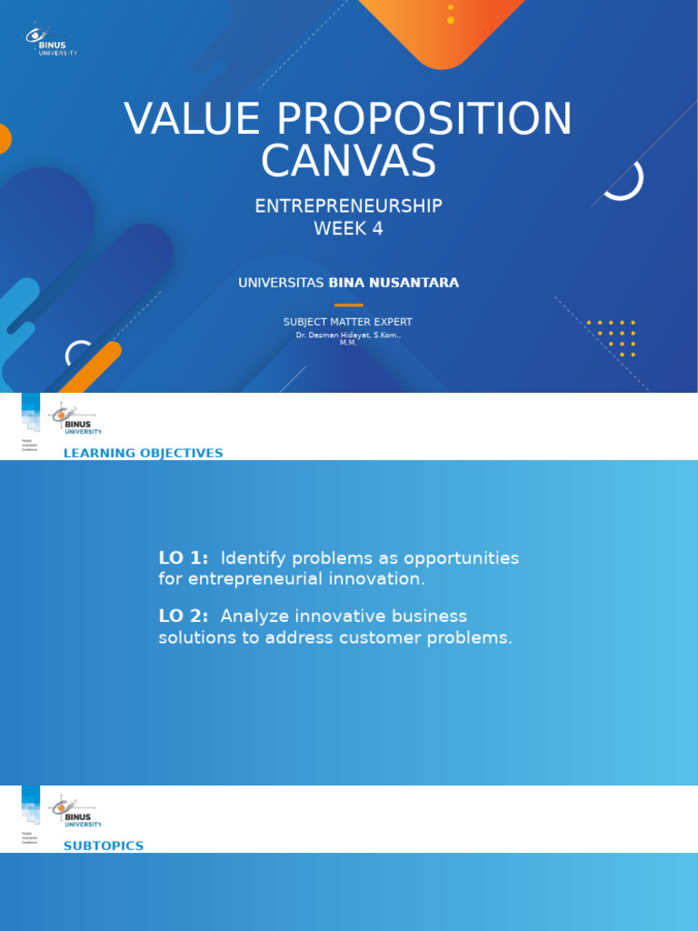 20241015155717_Week 4 - Value Proposition Canvas | PDF | Risk | Entrepreneurship