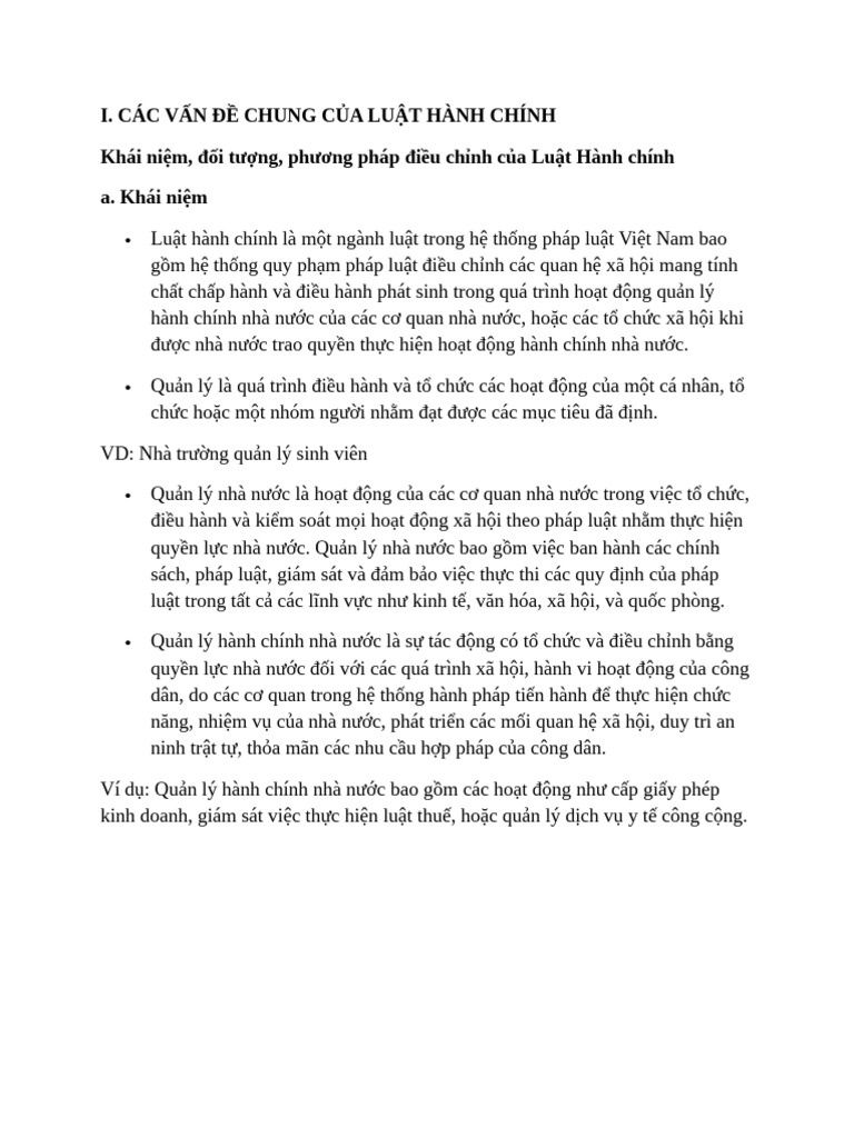 Luat Hanh Chinh | PDF