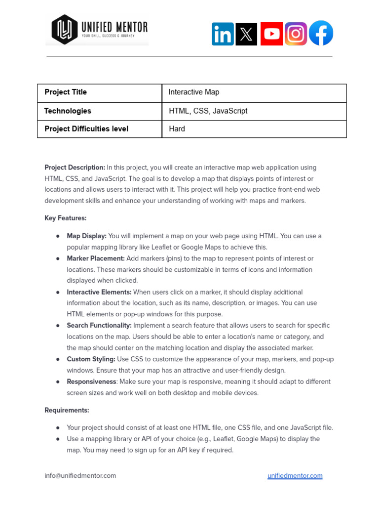 Interactive Map Docx Pdf World Wide Web Internet Web