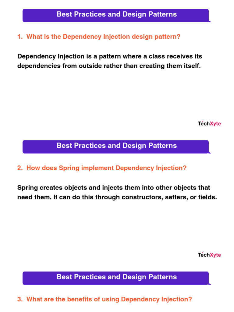 Best Practices and Design Patterns | PDF | Class (Computer Programming) | Systems Engineering