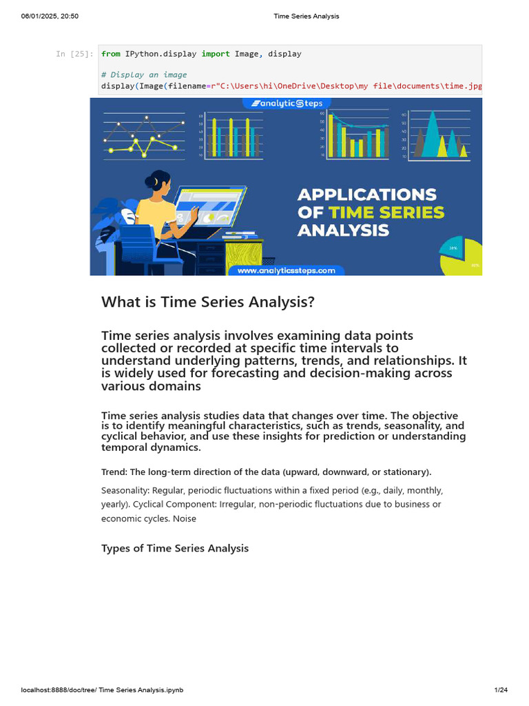 Completed Time Series Analysis! ? | PDF | Time Series | Seasonality
