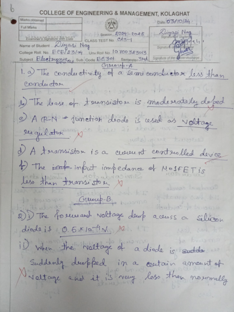 University Roll Number-10700323013 | PDF