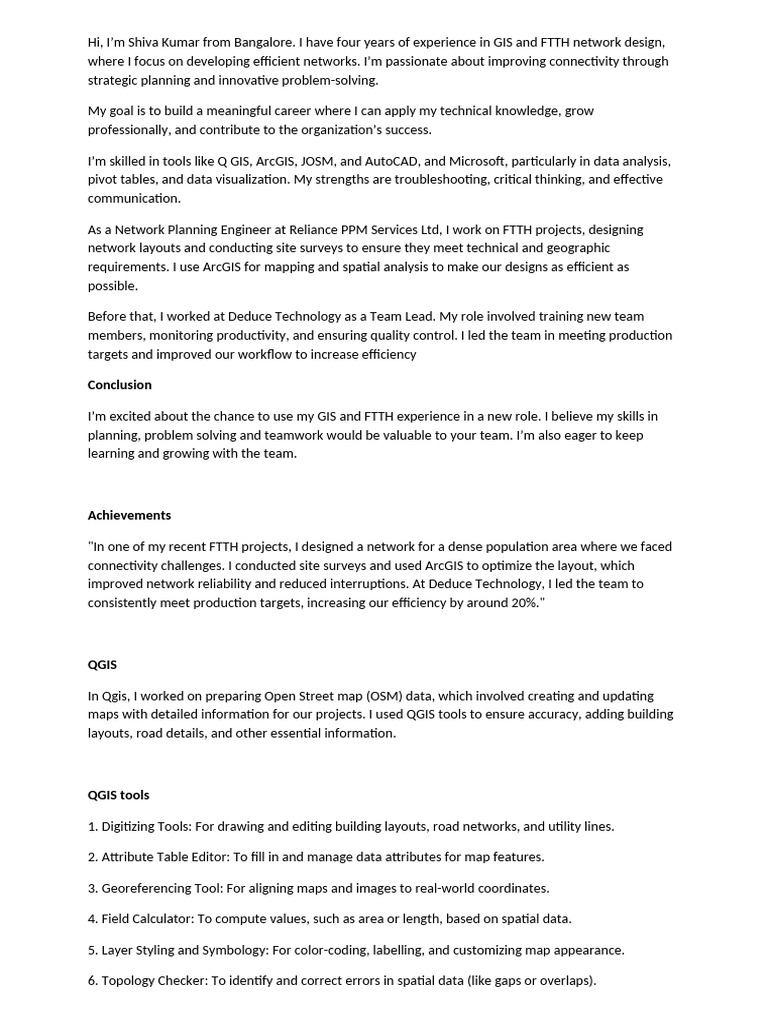 GIS and FTTH Network Design Expert | PDF | Geographic Information ...
