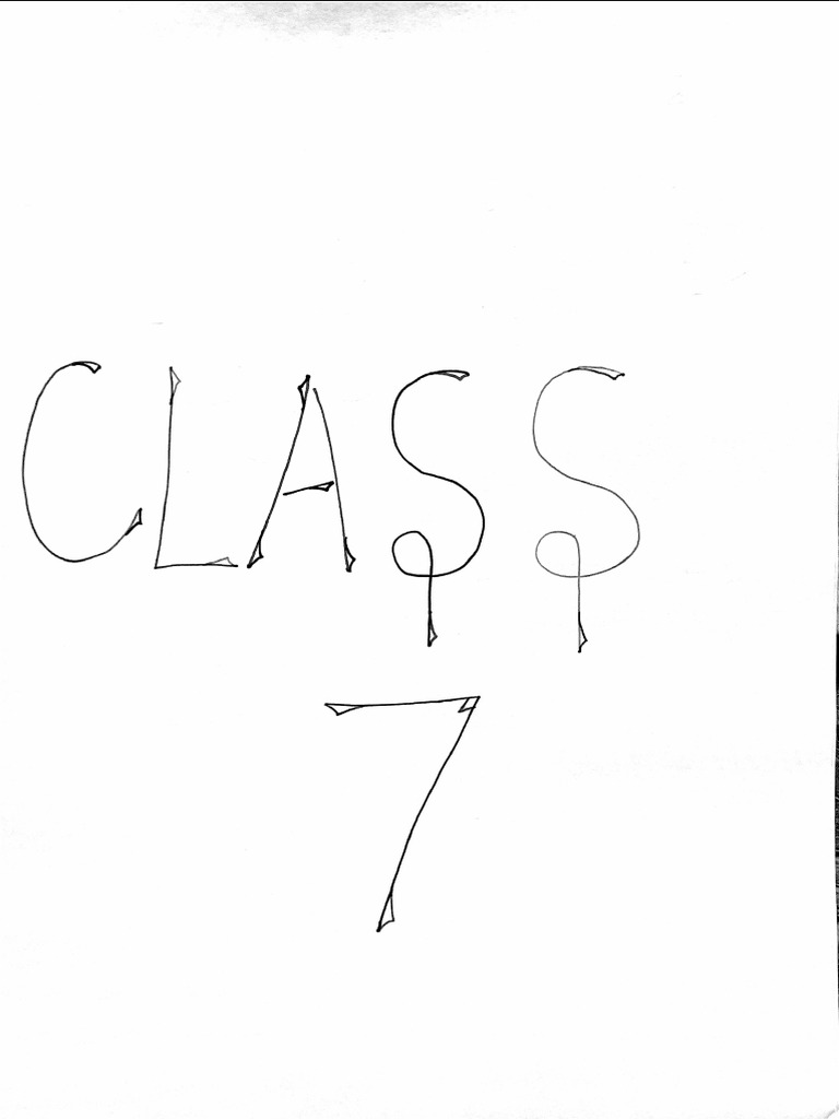 Class 7 Handwritten Notes | PDF