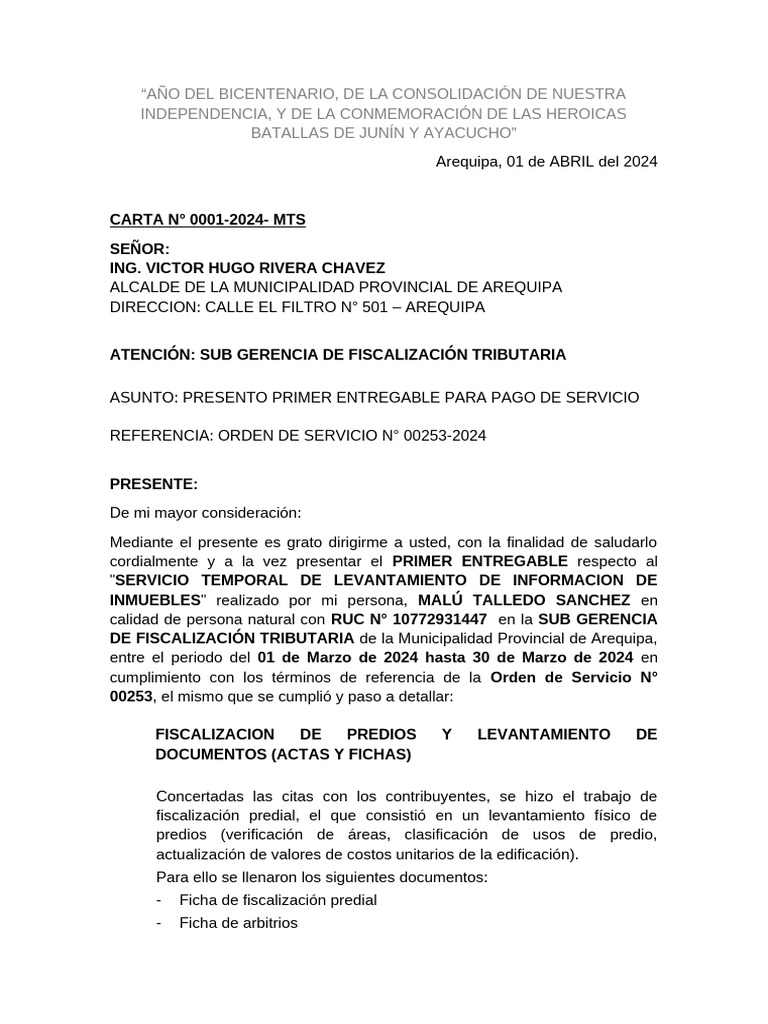 FORMATO CARTA ENTREGABLE (1) | PDF