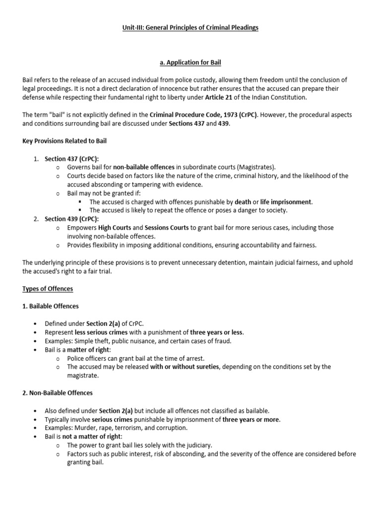 DPC Unit-3,4 | PDF | Bail | Cheque