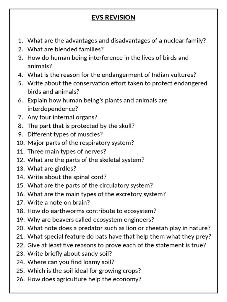 EVS REVISION | PDF | Natural Environment | Earth Sciences