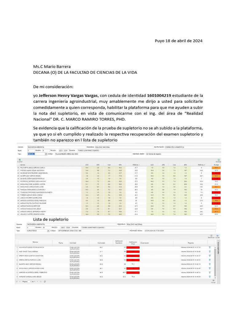 Oficio Suple . | PDF