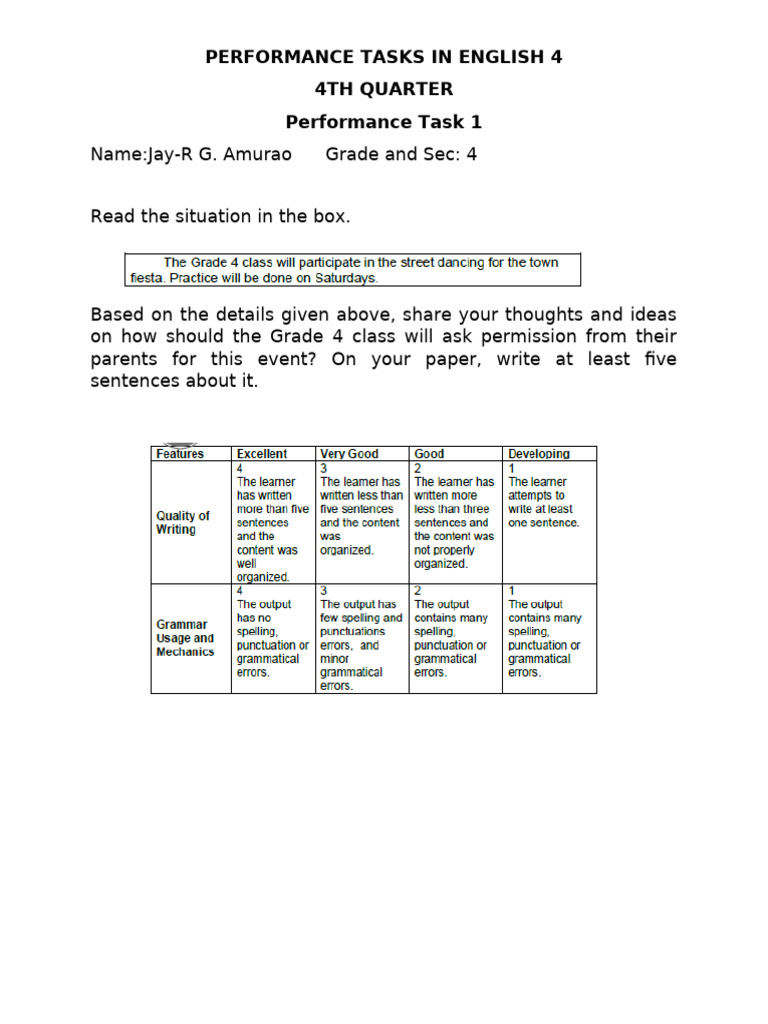 ENGLISH-4-TEST | PDF
