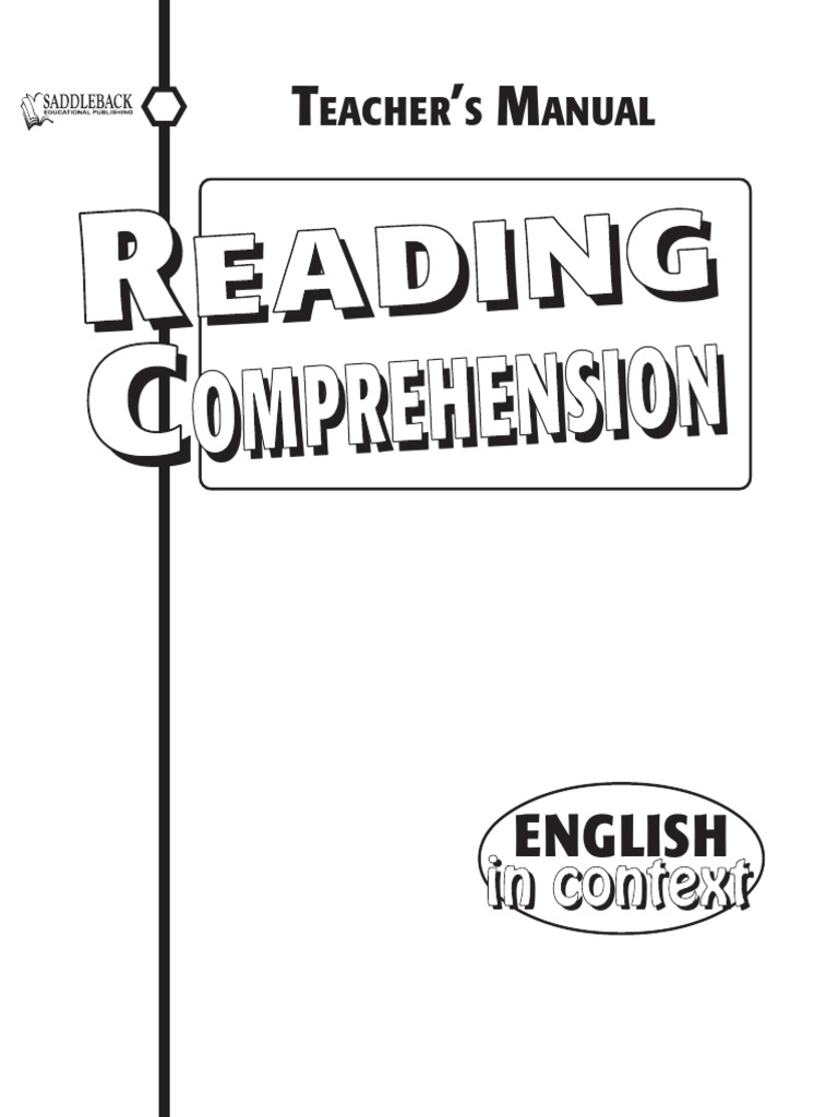 Saddleback Publishing - Reading Comprehension (English in Context ...