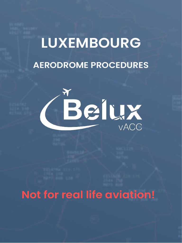 Luxembourg Aerodrome Procedures | PDF | Air Traffic Control ...