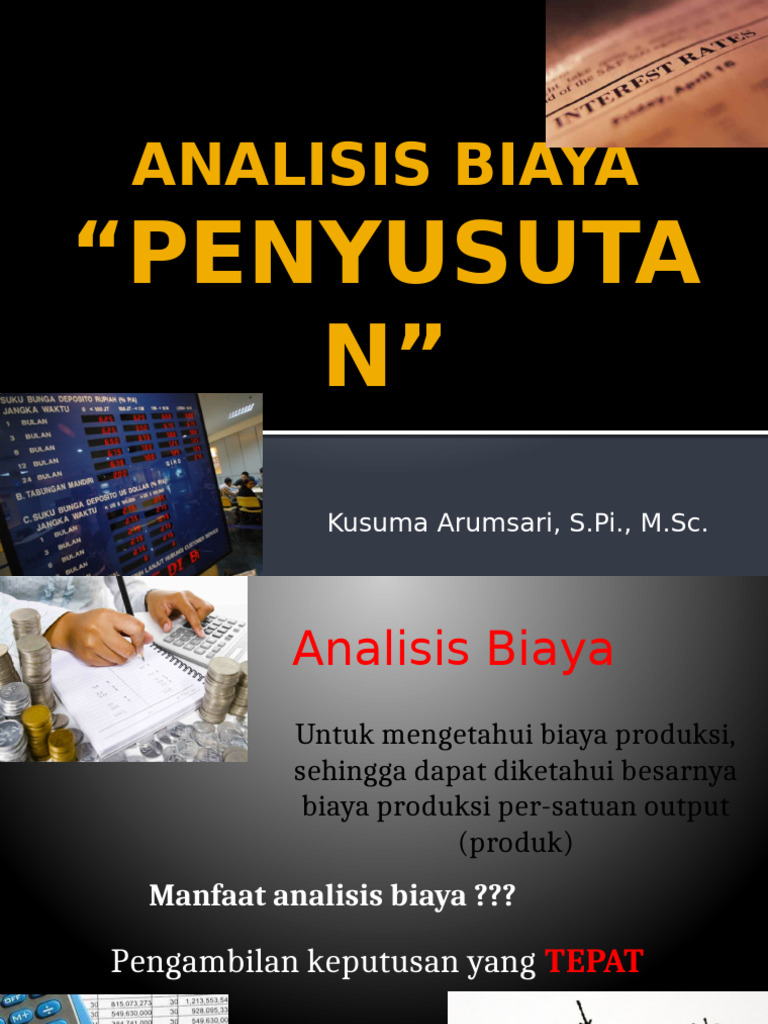 Penyusutan | PDF