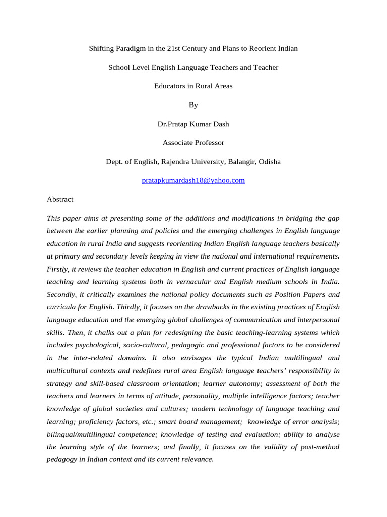 pkdash ELTIF | PDF | Pedagogy | Learning