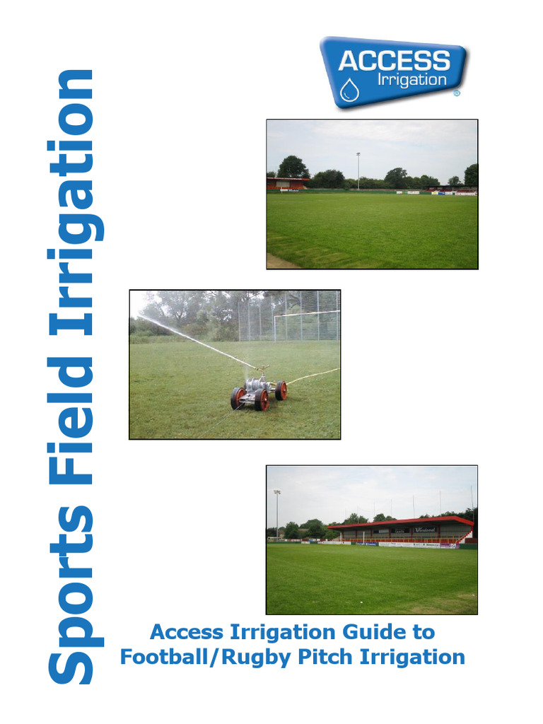 Football Pitch Irrigation Guide | PDF | Pump | Irrigation