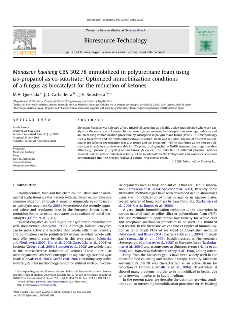 7-Bioresource Technology | PDF | Agar | Enzyme