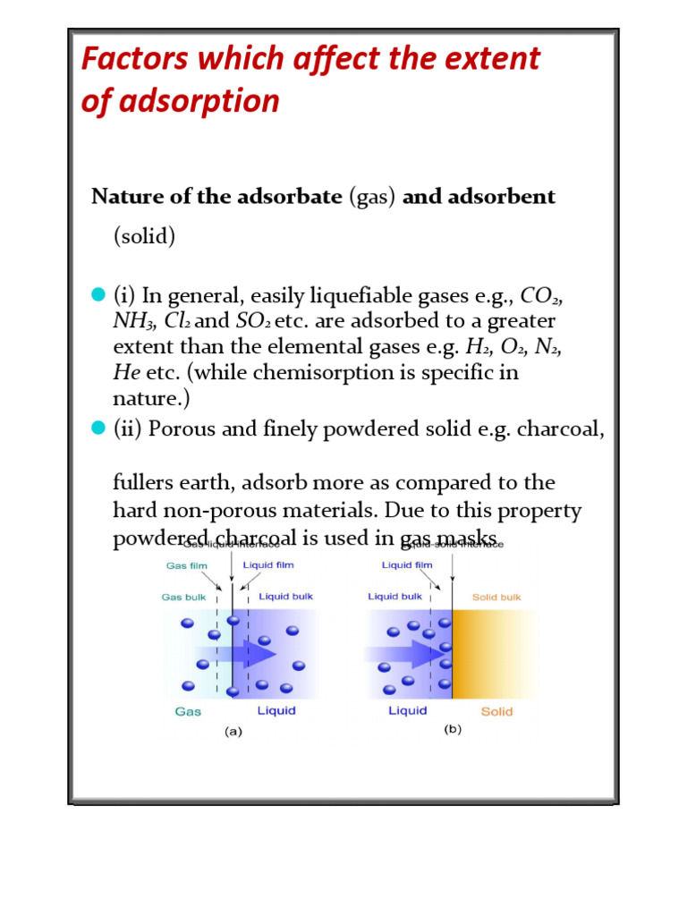 Factors Influencing Gas Adsorption | PDF