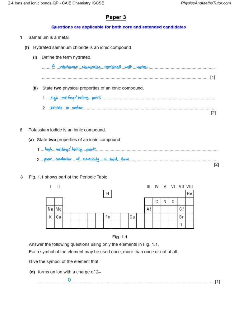Ionic Compounds and Properties | PDF | Ionic Bonding | Ion