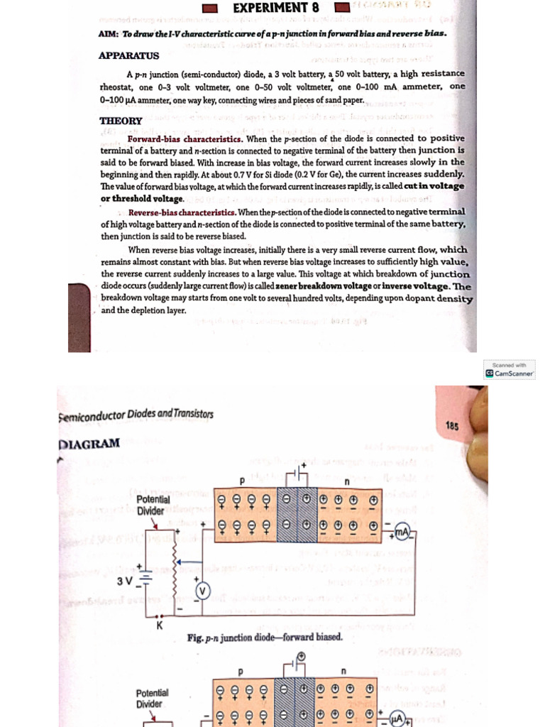 Diode Experiment-Number 8 | PDF