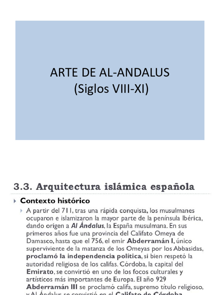 T 6-Arte de Al-Andalus | PDF | Al Andalus