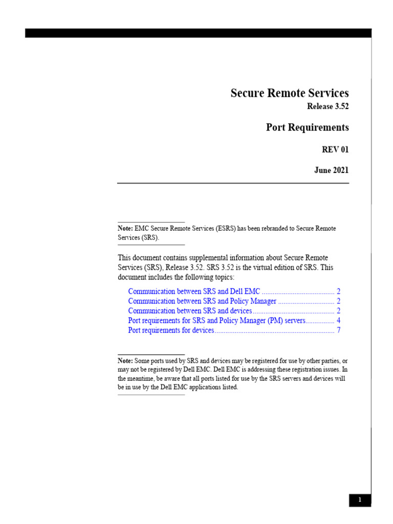 SRS_3.52_Ports_Requirements1 | PDF | Port (Computer Networking) | File ...