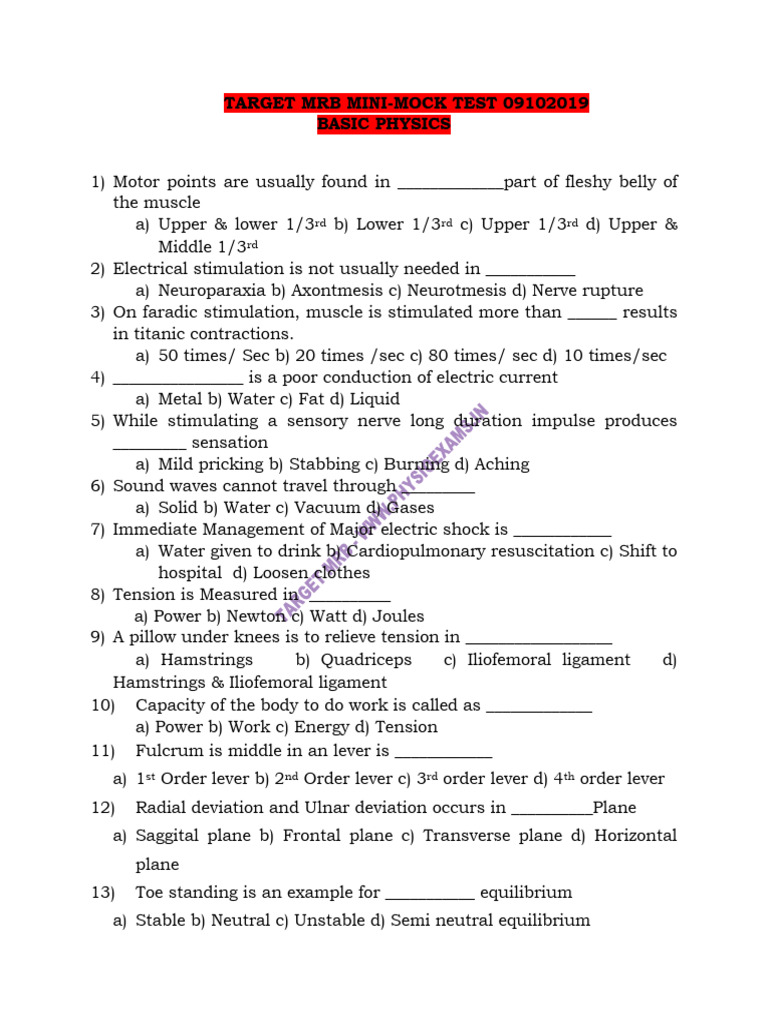 09102019-Q-Mini-Mock Test-1 | PDF