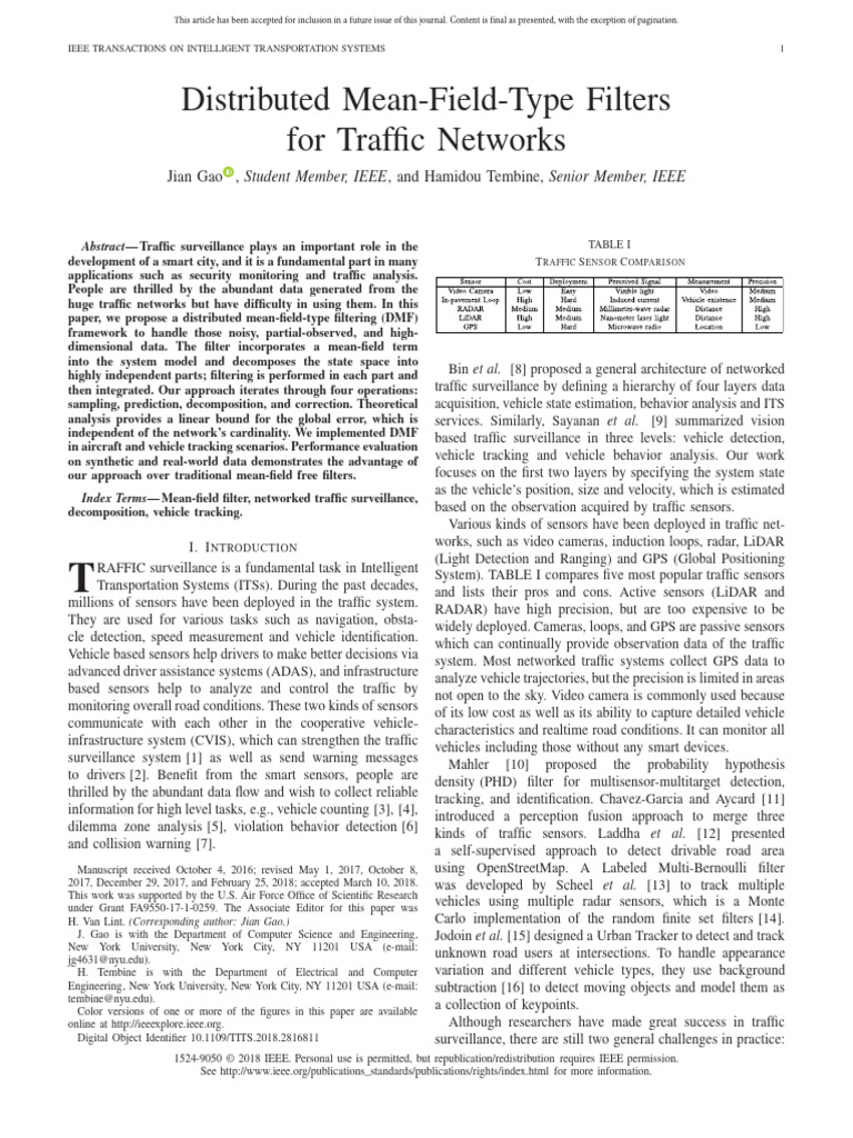 08369357 | PDF | Kalman Filter | Applied Mathematics