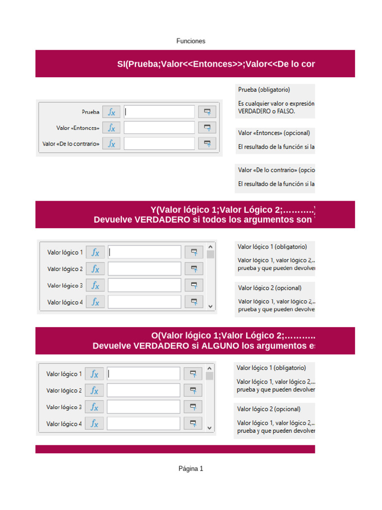 Func Condicionales | PDF