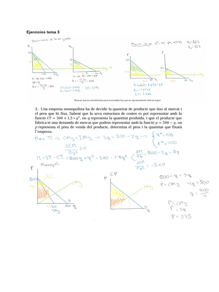 Ejercicios de Aprendizaje Tema 3 | PDF