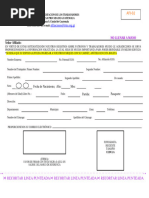 Formulario Irtra Cofiño | PDF