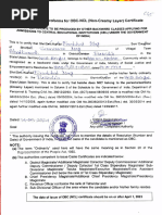 Alp - Self-Declaration by Obc (NCL) Candidate | PDF