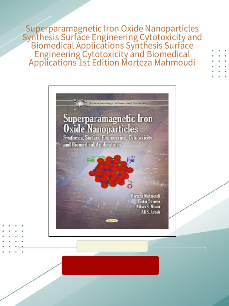 Instant Access to Superparamagnetic Iron Oxide Nanoparticles Synthesis ... Instant Access to Superparamagnetic Iron Oxide Nanoparticles Synthesis ...
