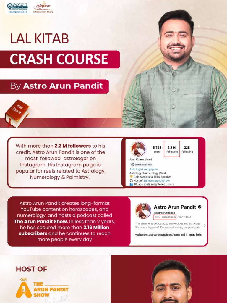 Lal Kitab Crash Course Overview | PDF | Horoscope | Astrology
